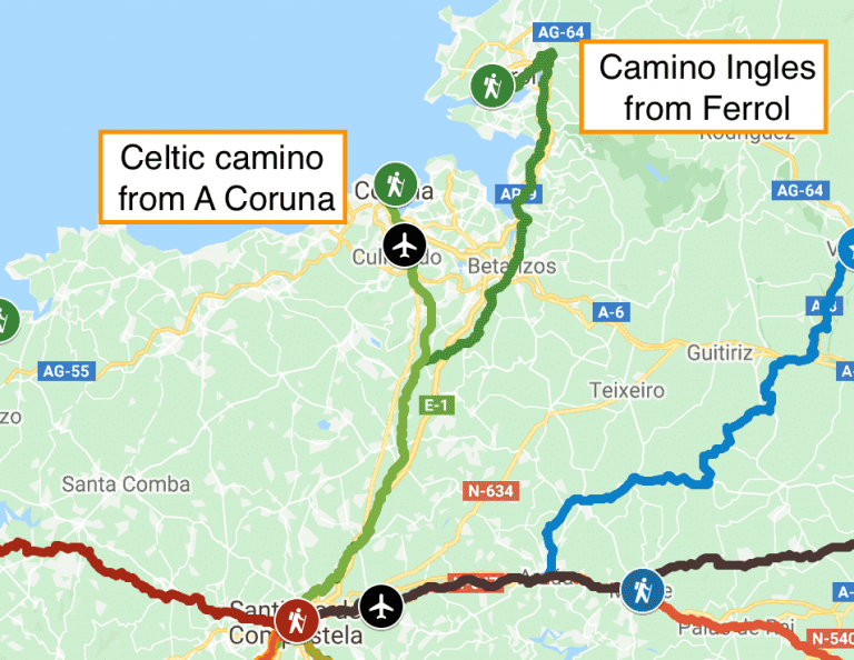 Camino Ingles | The English Way | CaminoWays.com